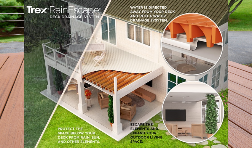 The Advantages of Using Trex RainEscape for Your Outdoor Living Space